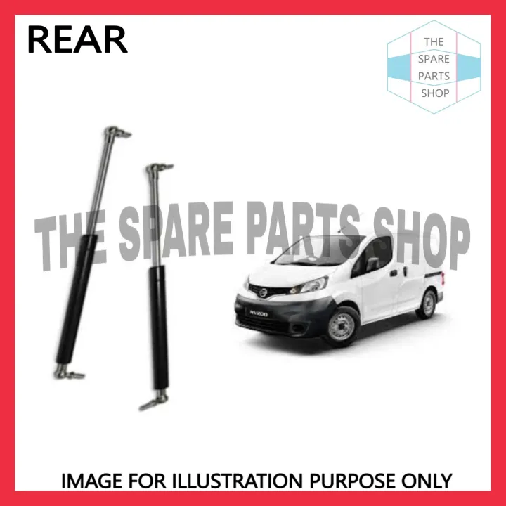 NISSAN NV200 REAR BOOT DAMPER GAS SPRING BONNET ABSORBER LEFT AND RIGHT ...