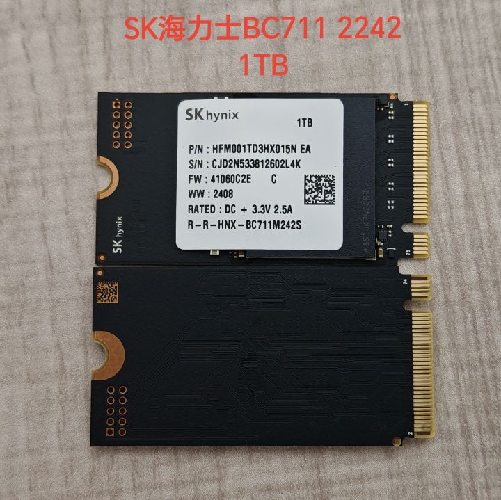 SK Hynix BC711 1TB M.2 2242 PCIe 3.0 NVMe โปรโตคอล SSD โซลิดสเตทไดรฟ์โซ ...