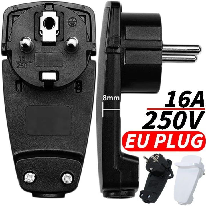 European Standard Plug Adapter Male AC Outlets Electric Socket ...