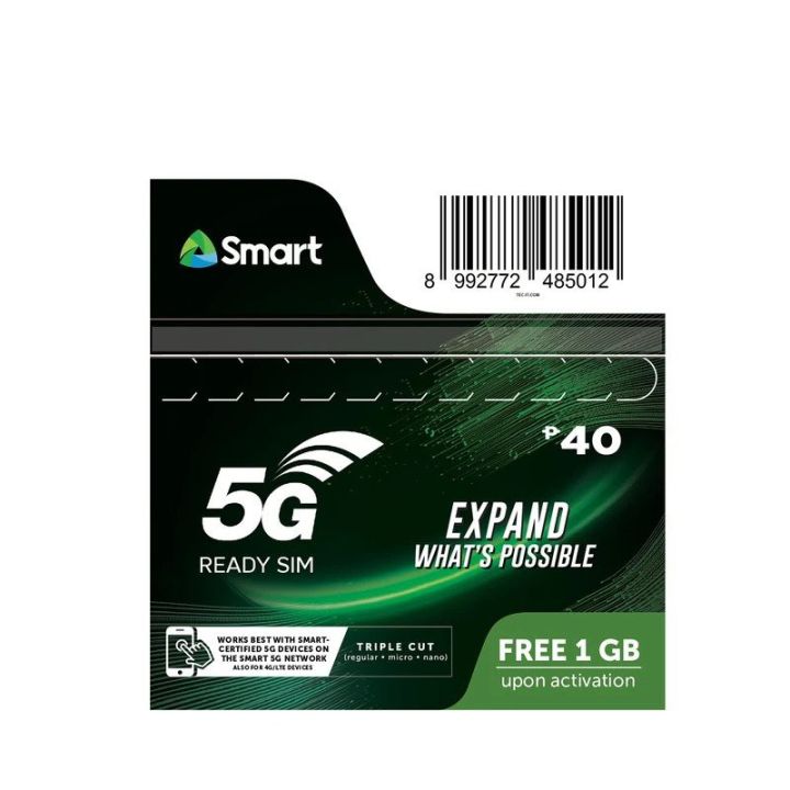SMART 5G READY SIMCARD TRI-CUT | Lazada PH
