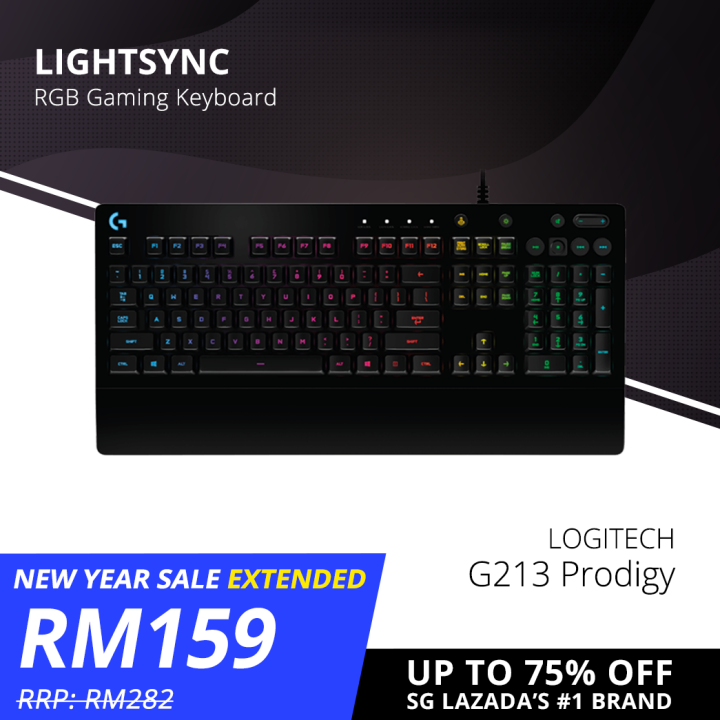 Logitech G213 PRODIGY RGB Gaming Keyboard | Lazada