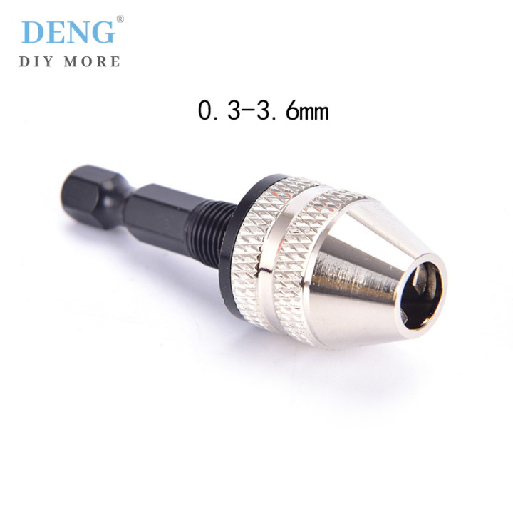 🔥singg poy Đầu kẹp khoan không chìa khóa chuôi lục giác 1/4 inch Đầu ...