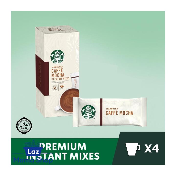 Starbucks Caffe Mocha Premium Instant 3in1 Coffee Mixes 4 sticks (Laz Mama Shop) | Lazada Singapore