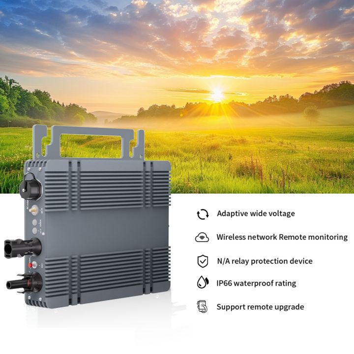 400W Grid Tie Inverter APP Remote Control High Efficiency MPPT Solar ...