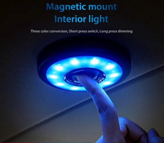 3 Switchover Modes Car LED Interior Dome Roof Ceiling Reading ...
