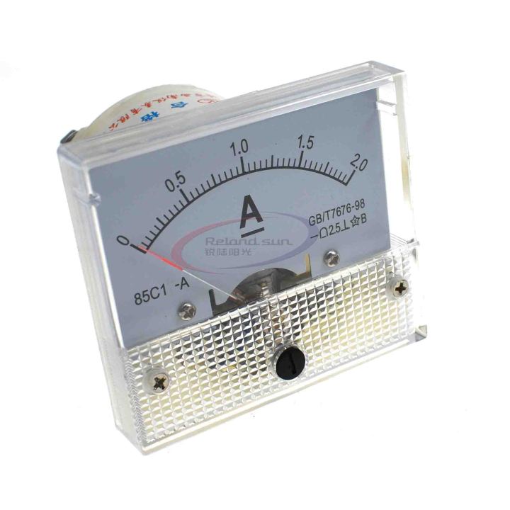 1PCS 85C1 Pointer Meterแผ่นตาราง85C1-A Series 1A 2A 3A 5A 10A 15A 20A ...