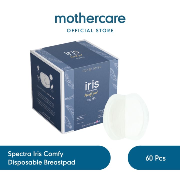 Spectra Iris Comfy Disposable Breastpad 60 Pcs - Bantalan Penyerap ASI | Lazada Indonesia