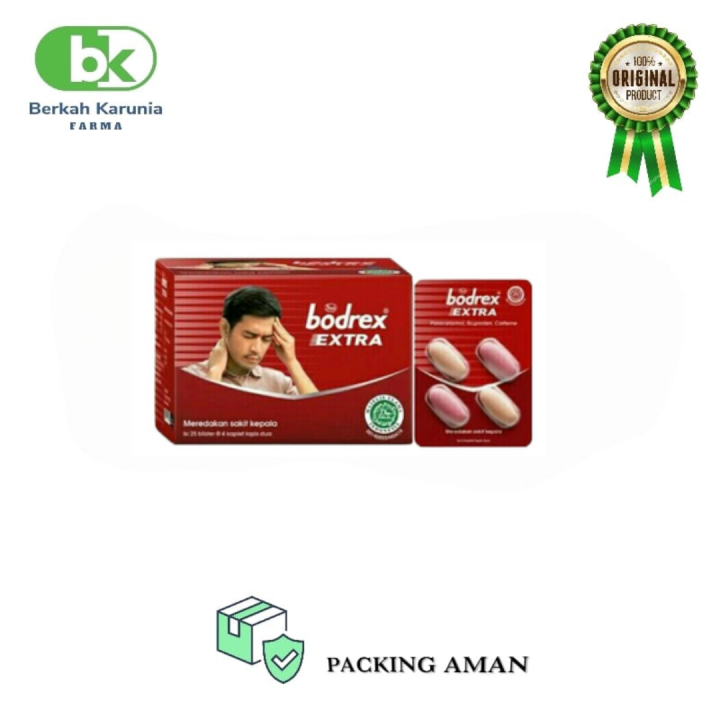 Bodrex Extra per Box Isi 25 Strip | Lazada Indonesia
