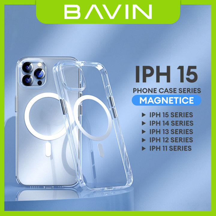 BAVIN Magnetic Phone Case For iPh 15/14/13/12/11 Plating Protective ...