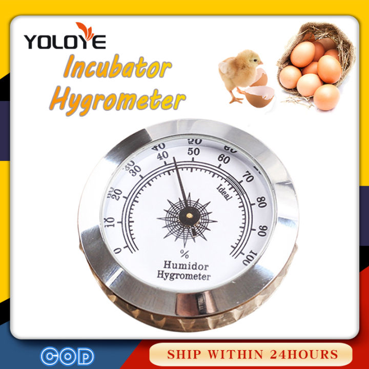 1Pcs Hygrometer Analog Hygrometer Mechanical Round Hygrometer Humidity ...