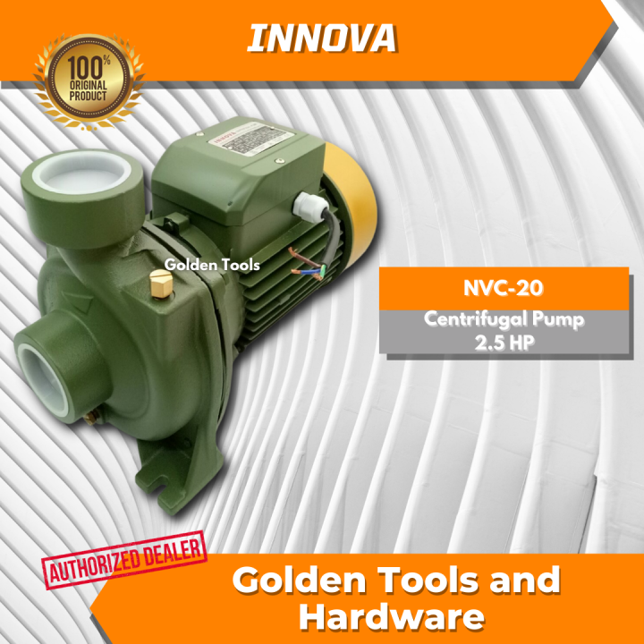 INNOVA NVC-20 Centrifugal Pump 2.5 HP [GOLDEN | IWP] | Lazada PH