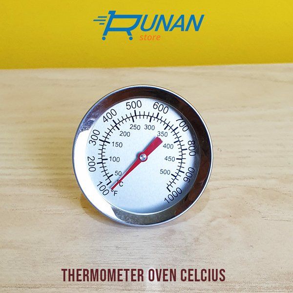 Thermometer Oven BBQ Panggang Oven Termometer Daging Grill Stainless ...