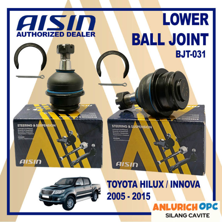 AISIN LOWER BALL JOINT (2 PCS) TOYOTA INNOVA/HILUX 2005-2015 (BJT-031 ...