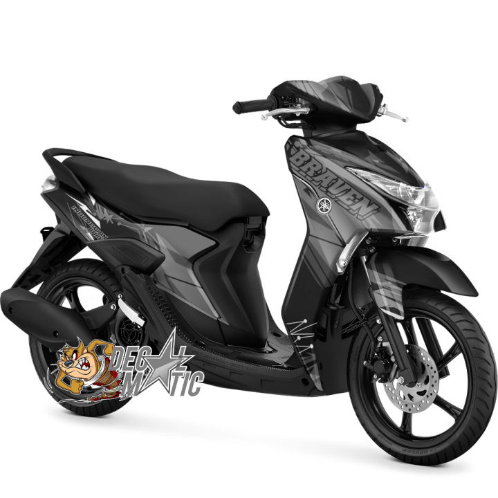 Stiker Full body Decal Motor Yamaha Mio Gear 125 Grafis Abu2 Braven ...