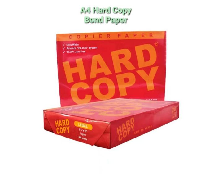 500 Sheets / Ream Multipurpose Paper A4 Hard Copy Bond Paper | Lazada PH
