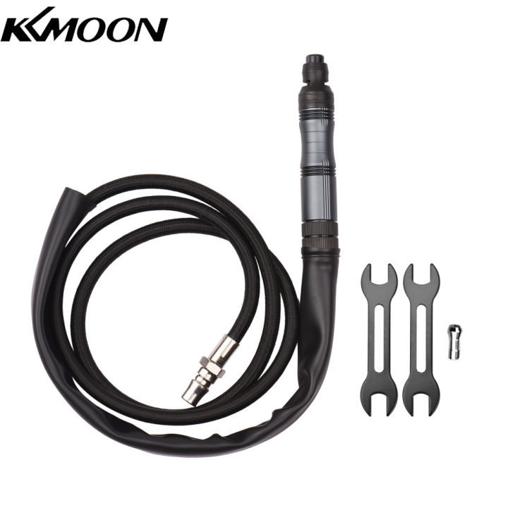 KKmoon Pencil Type Air Die Grinder with Air Hose 2 Collets 1/4 Inch ...
