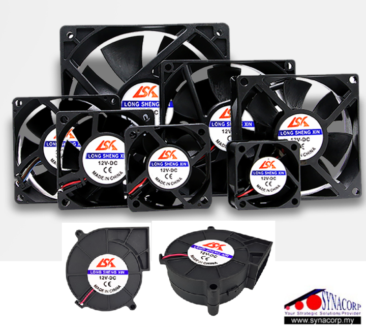 5V 12V Brushless DC Fan Blower 2Pin Desktop CPU Cooling | Lazada