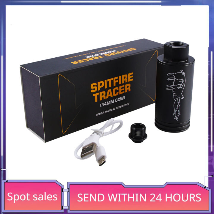 Tactics Paintball Lighter S Tracer Unit 14mm/10mm Spitfire Pig effect ...
