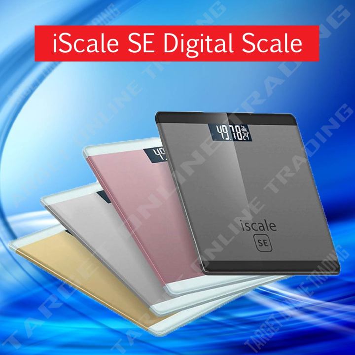 🔸LOCAL SELLER🔸 iScale SE Digital Body Scale Bathroom Glass Weighing ...