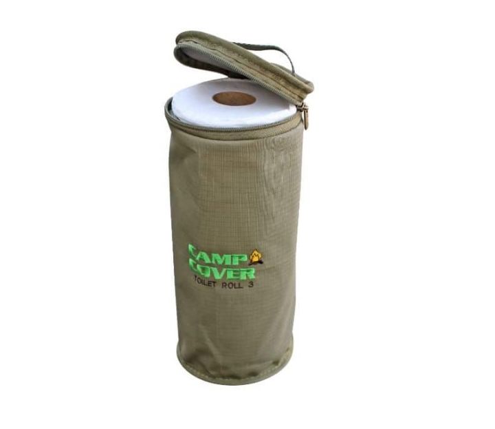 Camp Cover Toilet Roll Holder Ripstop Khaki Multi 3 rolls for ...