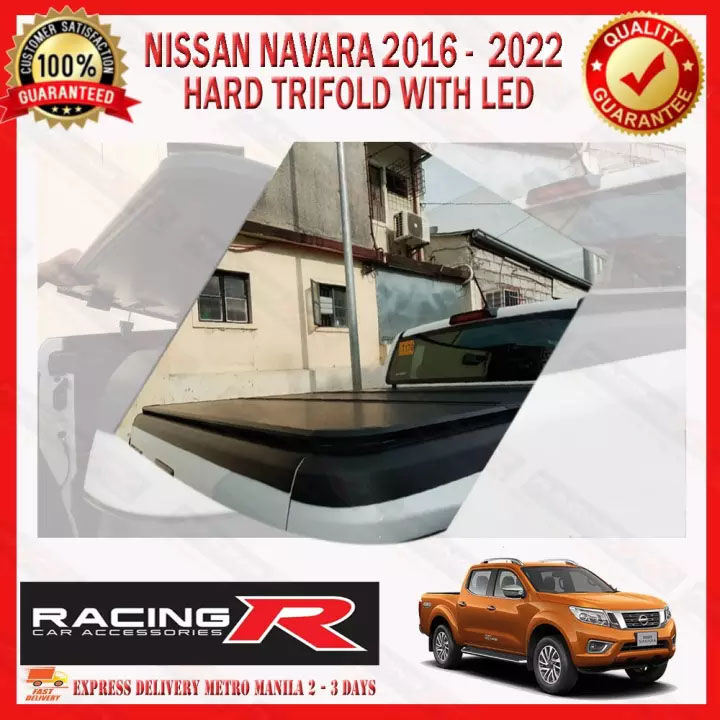 Navara 2016 to 2024 4x2 , 4x4 , EL & VL Hard Trifold with LED 2017 2018 ...