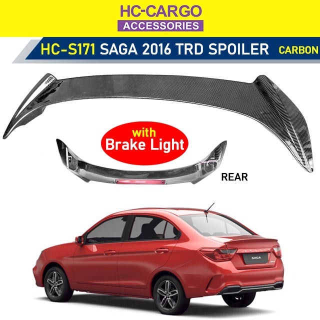 Proton Saga VVT 2016 - 2023 TRD V3 Sportivo Carbon Fiber Look ABS ...