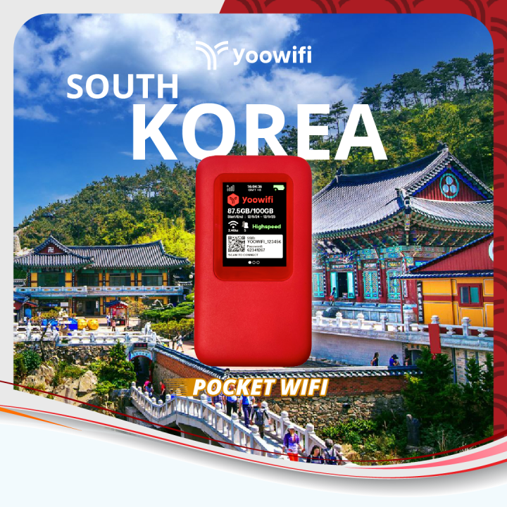 Yoowifi South Korea 10GB Unlimited data Pocket Wifi hotspot Rental ...