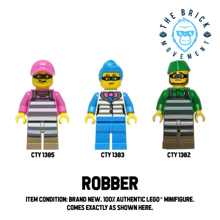 LEGO® CITY Robber Minifigure | Lazada PH