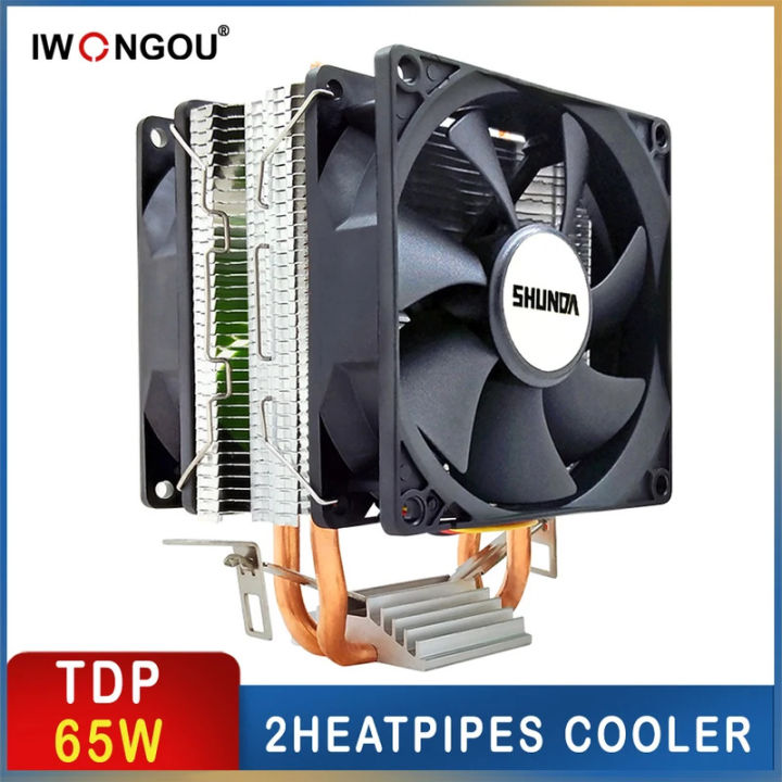 Cpu Cooler 2011 2 Heat s Processor Cooler X99 For In AMD RGB Air Cooler ...