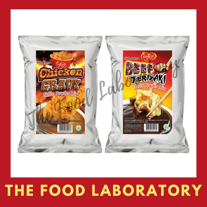 Injoy Sauce Mix ( Chicken Gravy, Beef Teriyaki) for Fried Noodles ...
