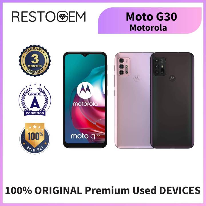 Motorola Moto G30 128GB + 4GB RAM 100% Original Premium Used Devices ...