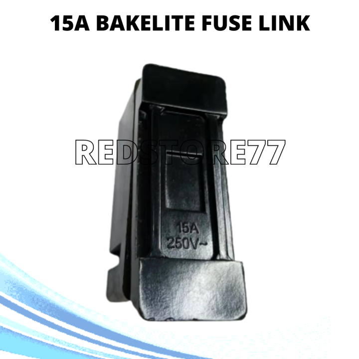 15A bakelite fuse link unit carrier for old type wooden DB box fuse ...