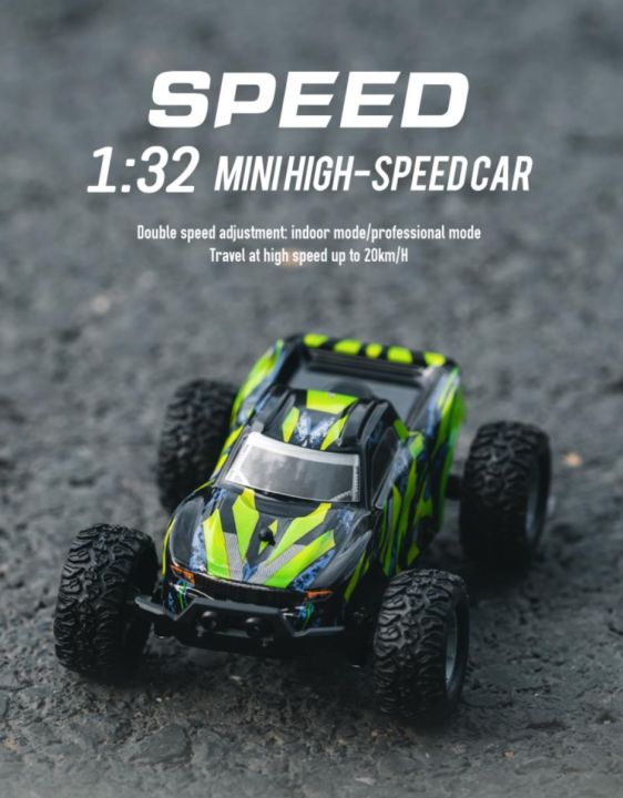 S802 1:32 Mini High Speed 20km/h RC Car Dual Speed Adjustment Off-Road ...