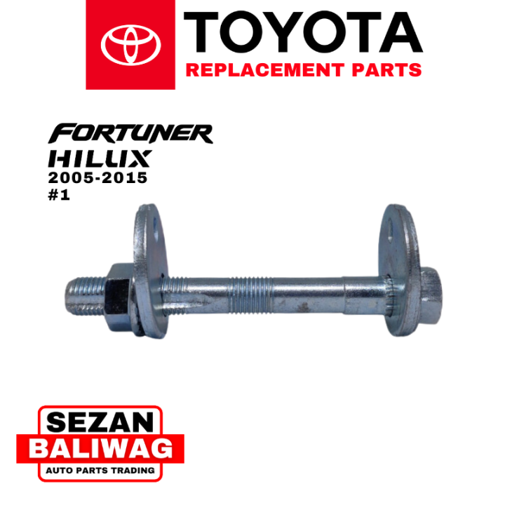 CAMBER BOLT # 1 TOYOTA FORTUNER HILUX 2005-2015 48190-0K010 | Lazada PH