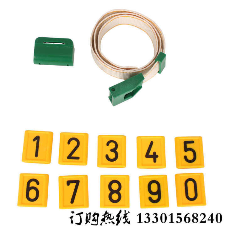 Animal Number Tag Nylon Sheep Identification Band Cow Herd Neck Collar ...