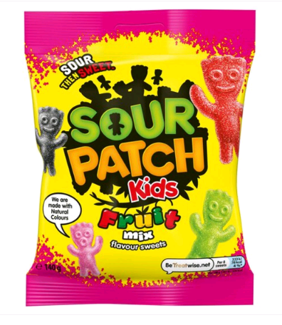 Sour Patch Kids Fruit Mix Flavour Sweets Bag 140g | Lazada