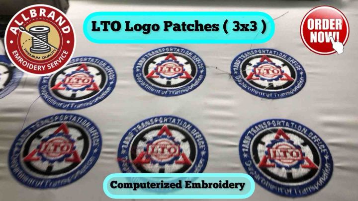 LTO Logo Patches ( 3x3 ) Computerized Embroidery | Lazada PH