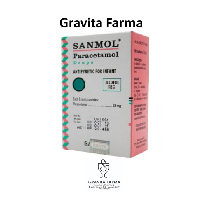Sanmol Drop (paracetamol tetes) | Lazada Indonesia