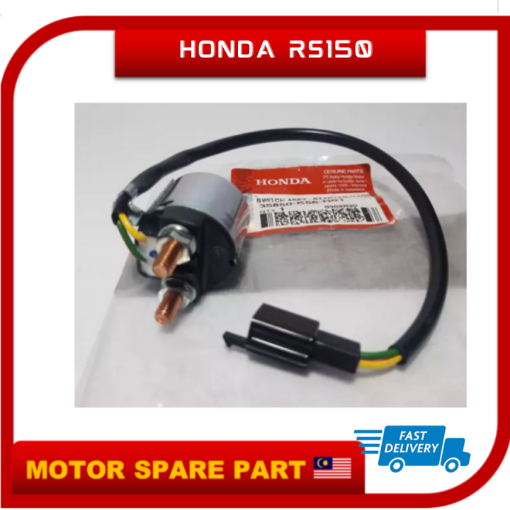 (100% ORIGINAL) HONDA RS150 STARTER RELAY ASSY STARTOR SWITCH ASSY ...