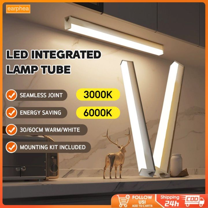 【Local】30/60CM T5 LED Tube Light Fluorescent Light 220V Kicthen Cabinet ...