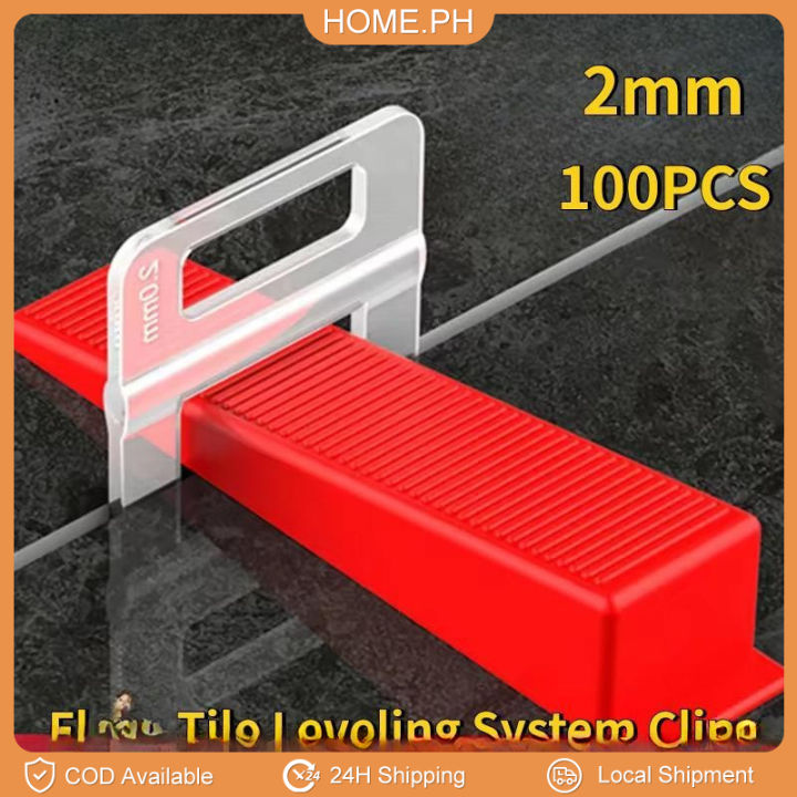 100PCS Floor Tile Leveling System Clips Reusable Tile Leveling System ...