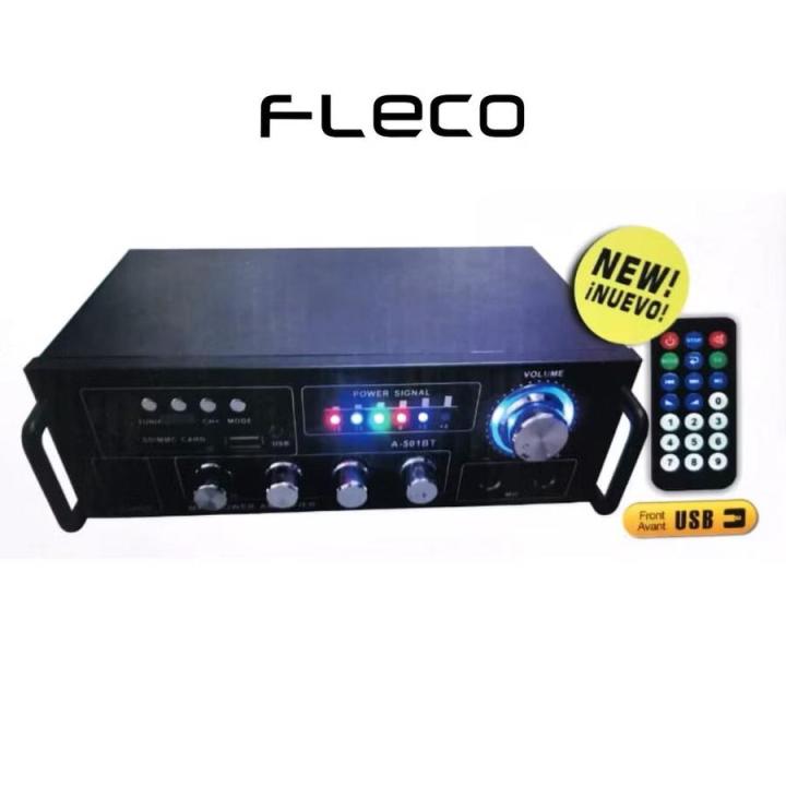 Amplifier Bluetooth Fleco A-501BT Dilengkapi FM Radio Bisa Karaoke ...