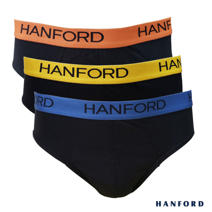 Hanford Men Regular Cotton Briefs Earth02 Collection - Assorted (3in1 ...