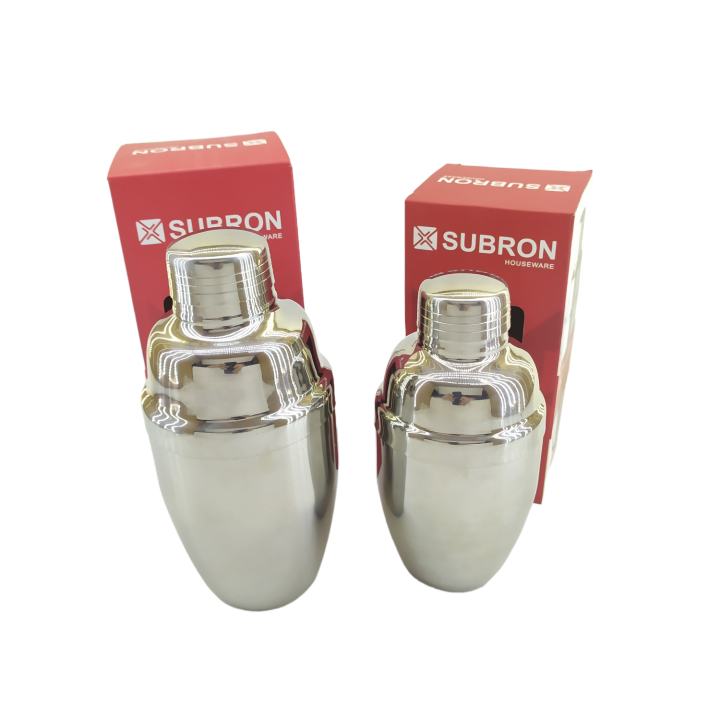 kocokan minuman shaker subron stainless steel | Lazada Indonesia