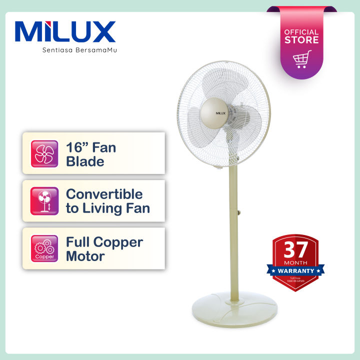Milux Stand Fan (MSF-1602) | Lazada