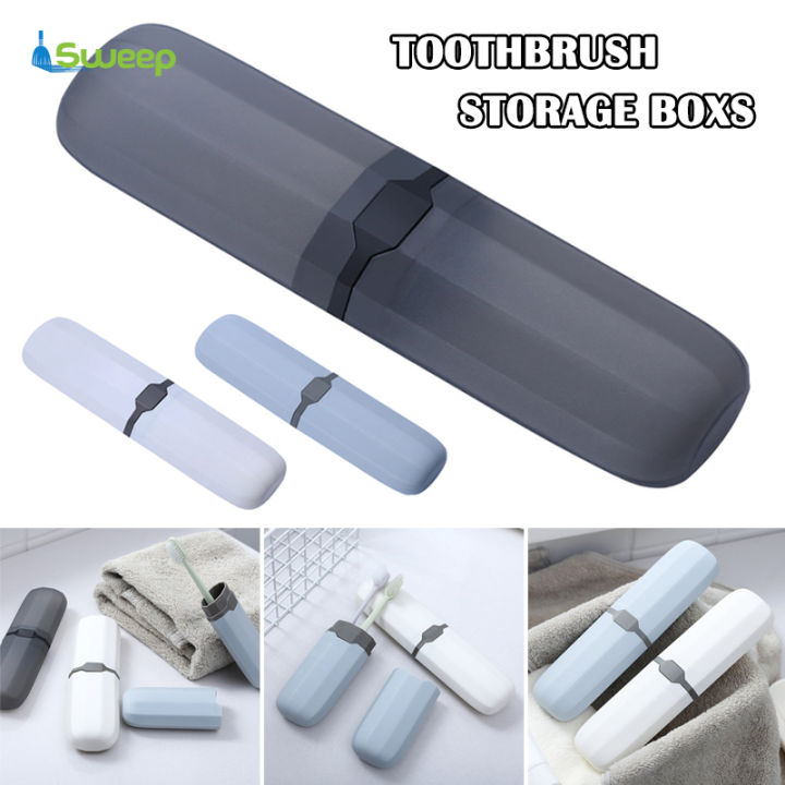 Travel Toothbrush Case Stretchable Toothpaste Holder Container Anti ...
