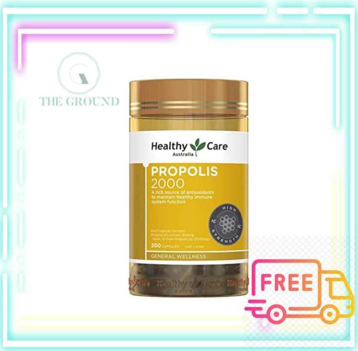 [READY STOCK EXP: 05/2026] Healthy Care 黑蜂胶 Propolis 2000mg ( 200 ...