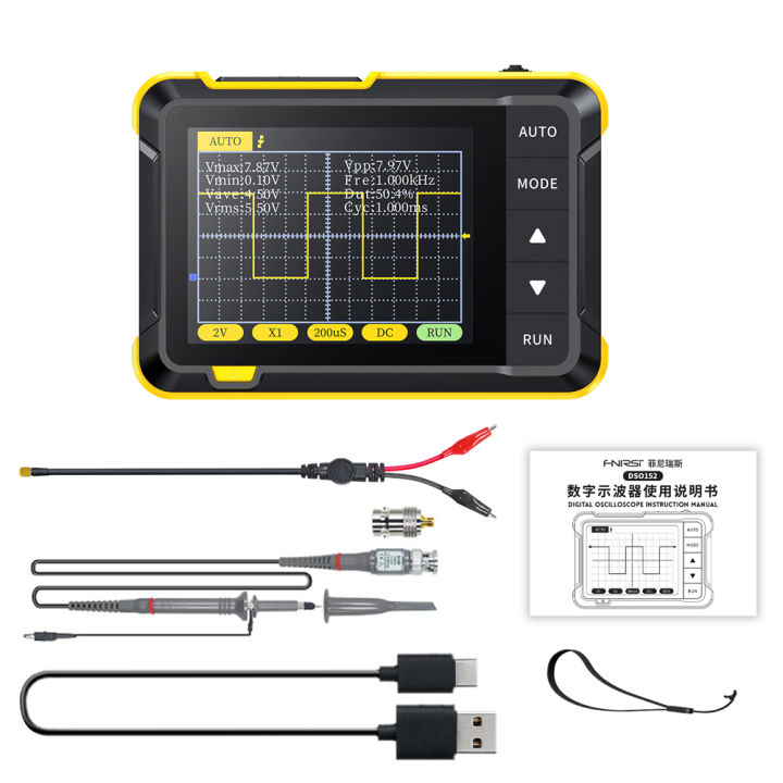 Smart Sensor Handheld Digital Oscilloscope Portable 400V Voltage ...