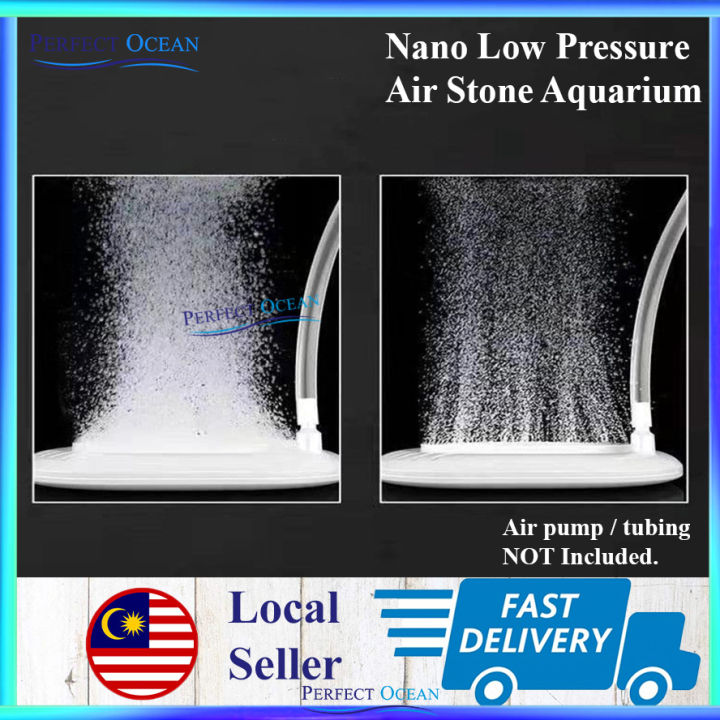 Nano Low Pressure Air Stone Aquarium Batu Angin Halus Bubble Oxygen ...