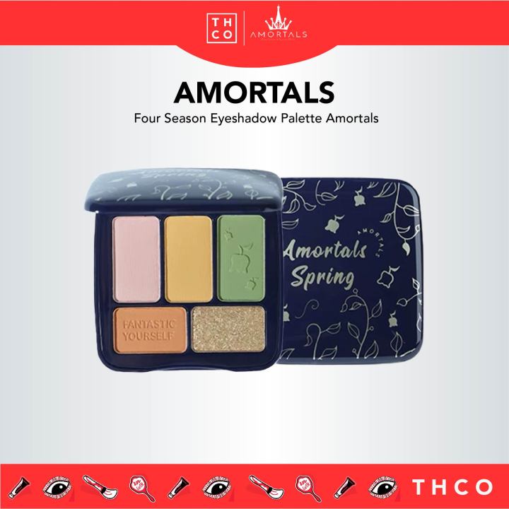 AMORTALS Four Season Eyeshadow Palette 尔木萄四季流转五色眼影盘 | Lazada